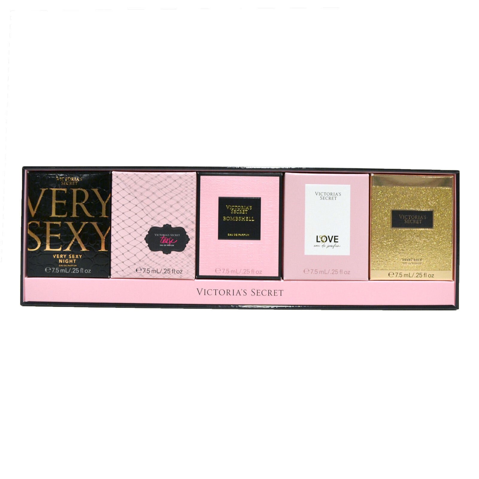 Victoria's Secret Perfume Gift Set 5 Piece Fragrance Eau De Parfum .25 ...