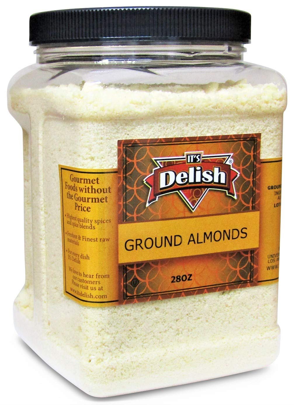Gourmet Ground Almond Powder (Pure Kosher Meal) by Its Delish – 28 Oz ...