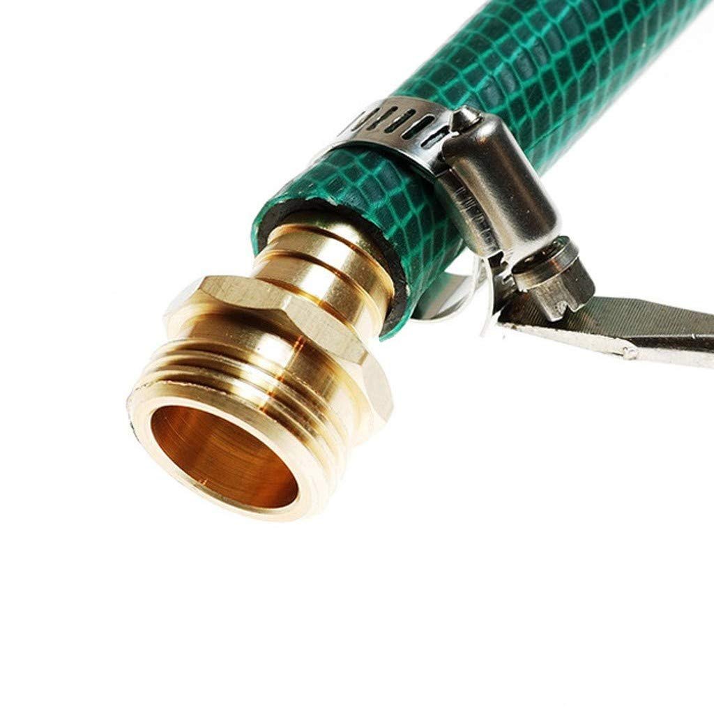 10x 5 8 Inch Brass Garden Hose Repair Mender Male Connector W