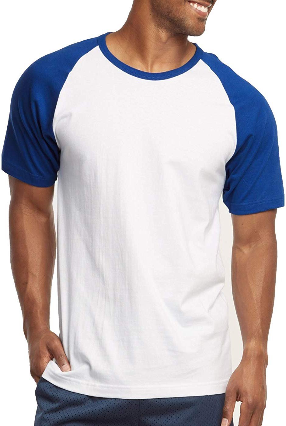 Dailywear Mens Casual Short Sleeve Plain Baseball Cotton T Shirts Ebay