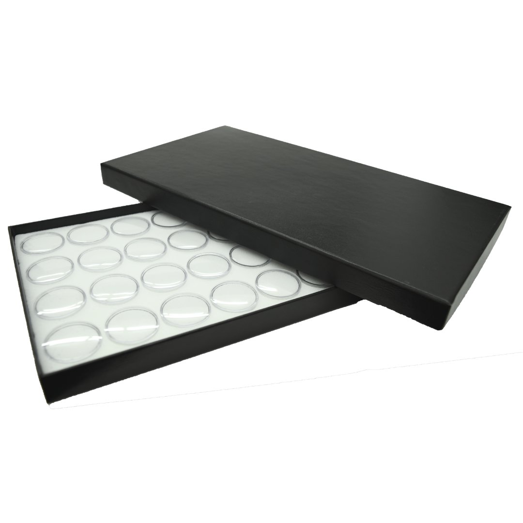 Novel Box Jewelry Gemstone Cardboard Display Case and Lid with Gem Jar ...