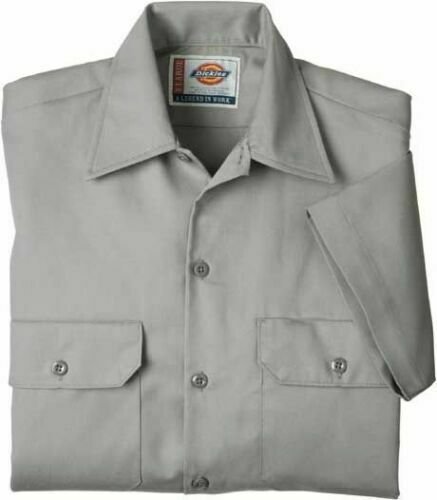 Dickies Original Work Shirt 1574 Mens Button Up Dress Uniform Big And Tall Sizes Ebay
