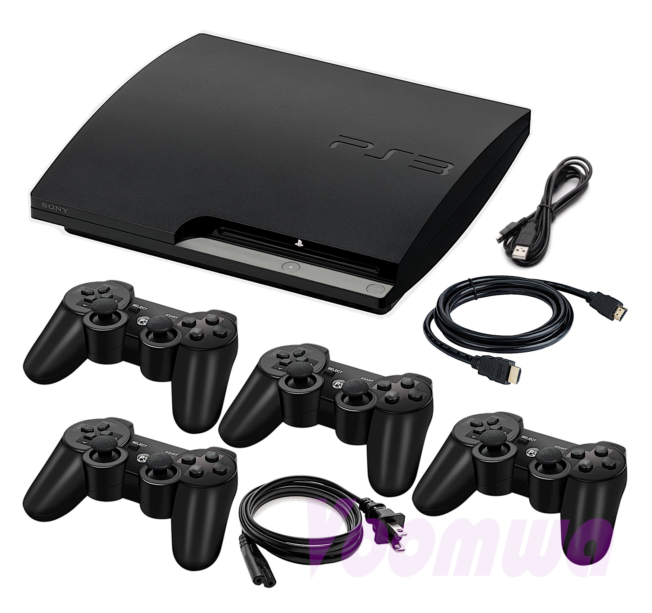 Sony PlayStation 3 PS3 Console Slim Pick 320GB 500GB 1 4 Controllers
