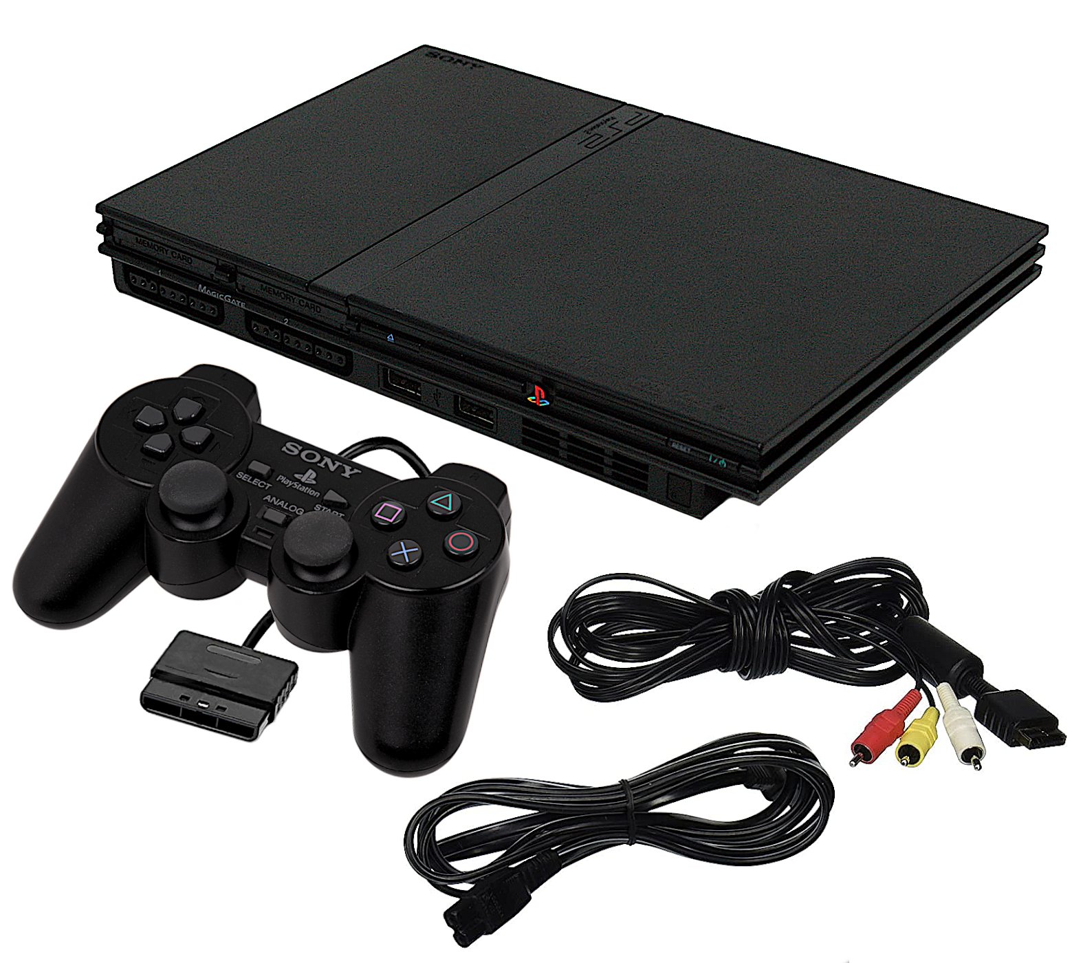 Authentic PlayStation 2 PS2 Console Slim + Pick Your Bundle + USA Shipping