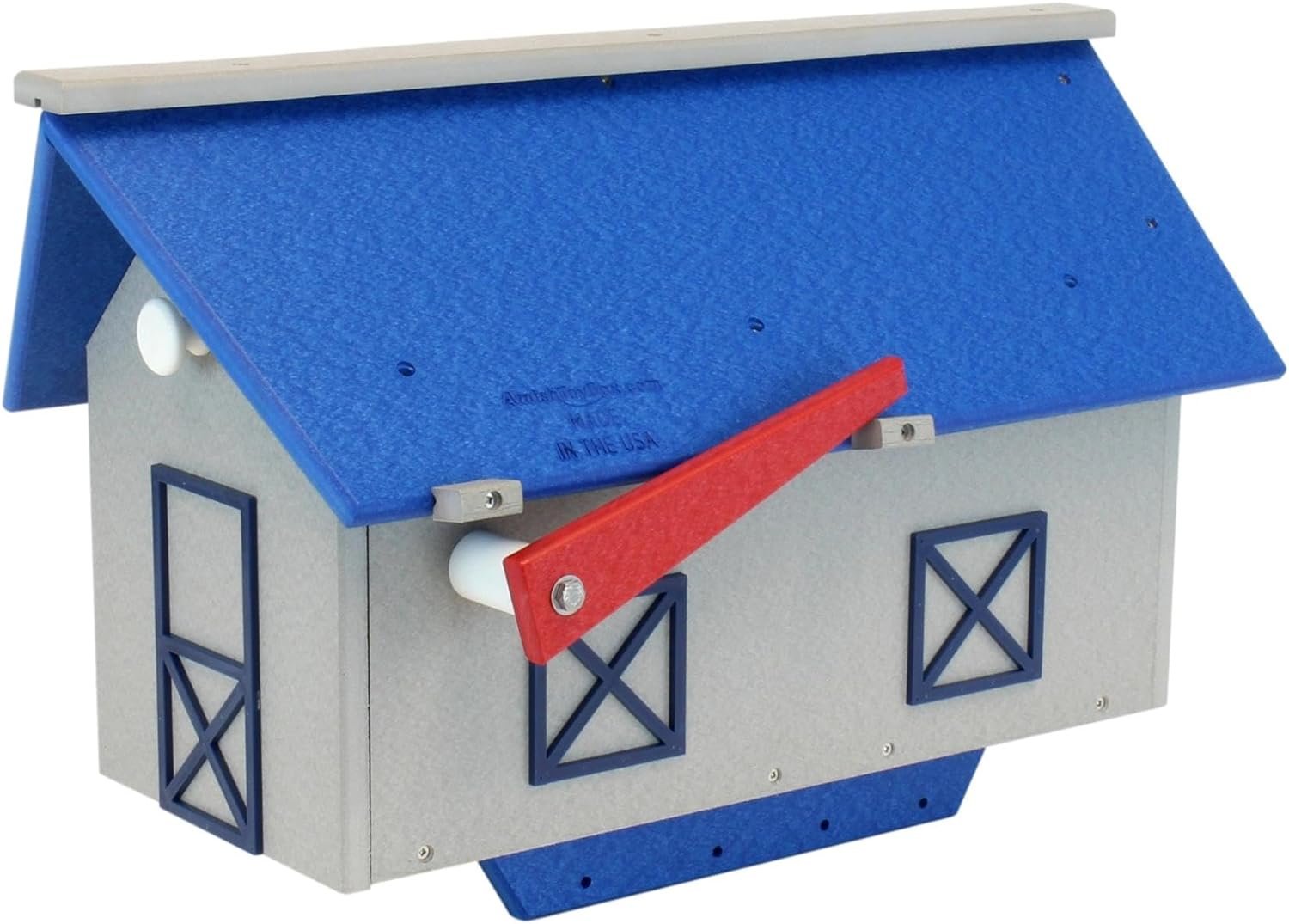 AmishToyBox Mailbox Post Mount Made With Weather Proof Poly amishtoybox-mailbox-post-mount-made-with-weather-proof-poly