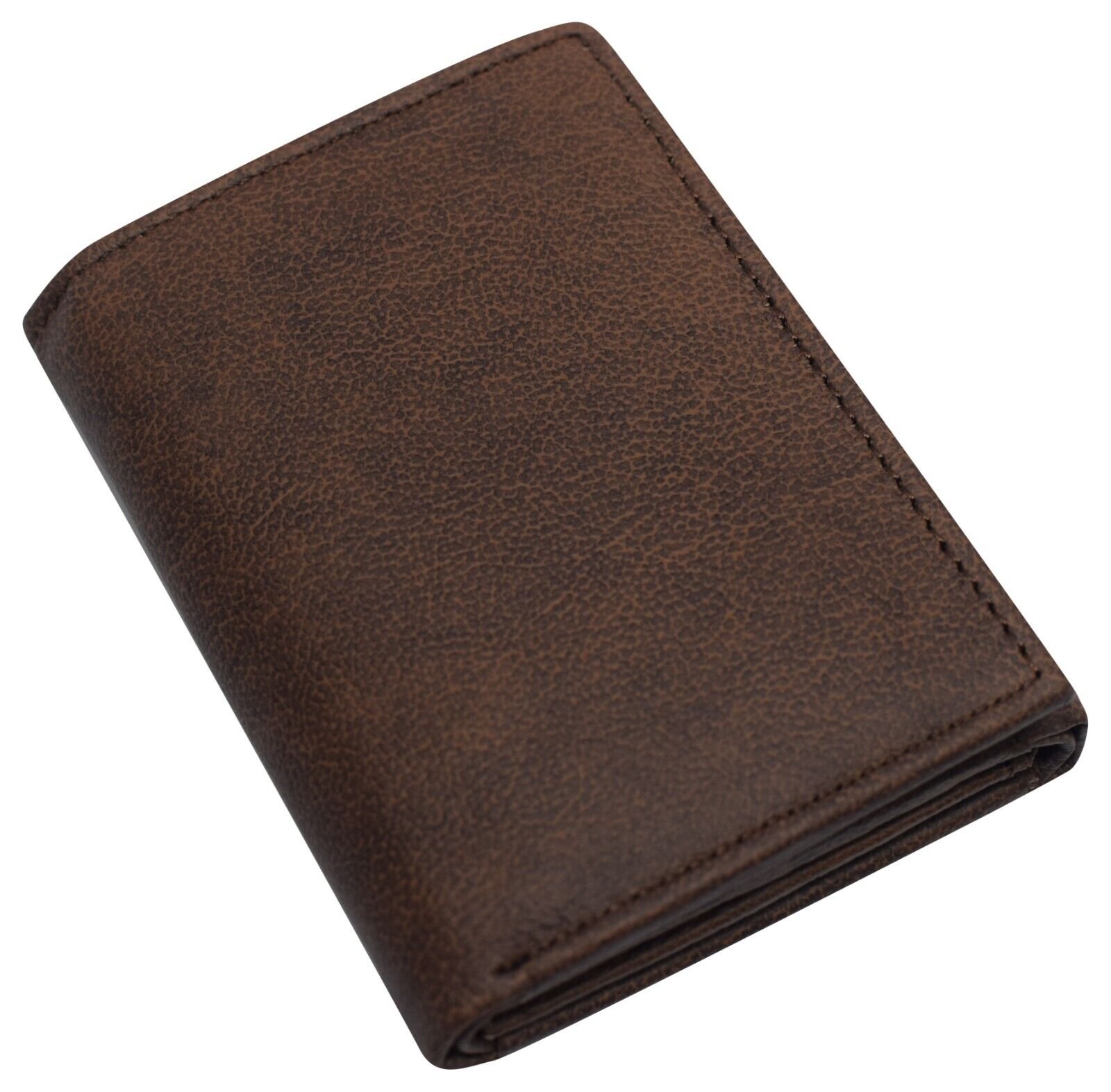 Real Leather Slim Wallets S7 Men Trifold Mens Wallet W/ ID Window RFID ...